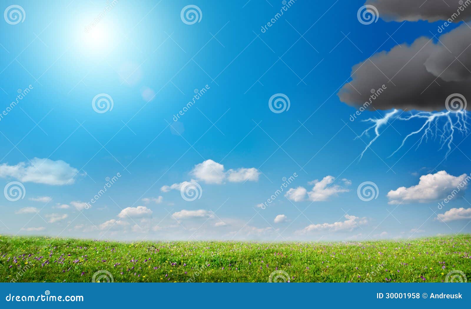 Changing weather stock photo. Image of storm, danger - 30001958