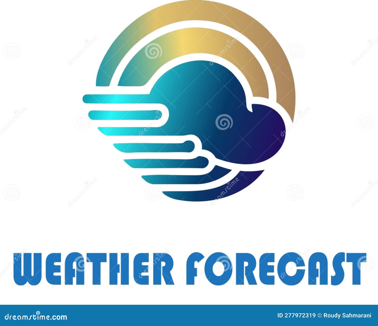 Weather Forecast Logo Vector File Stock Vector - Illustration of ...