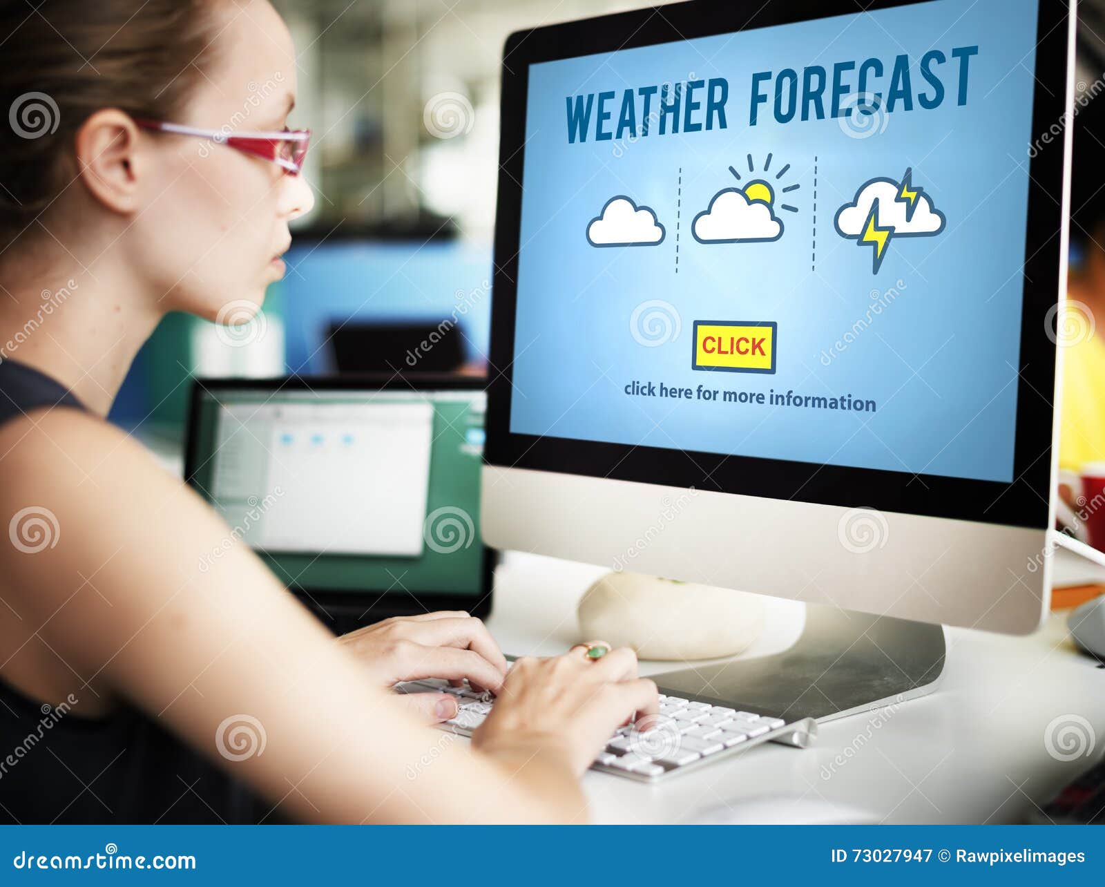 Weather Forecast Nature Climate Change Concept Stock Image - Image of ...