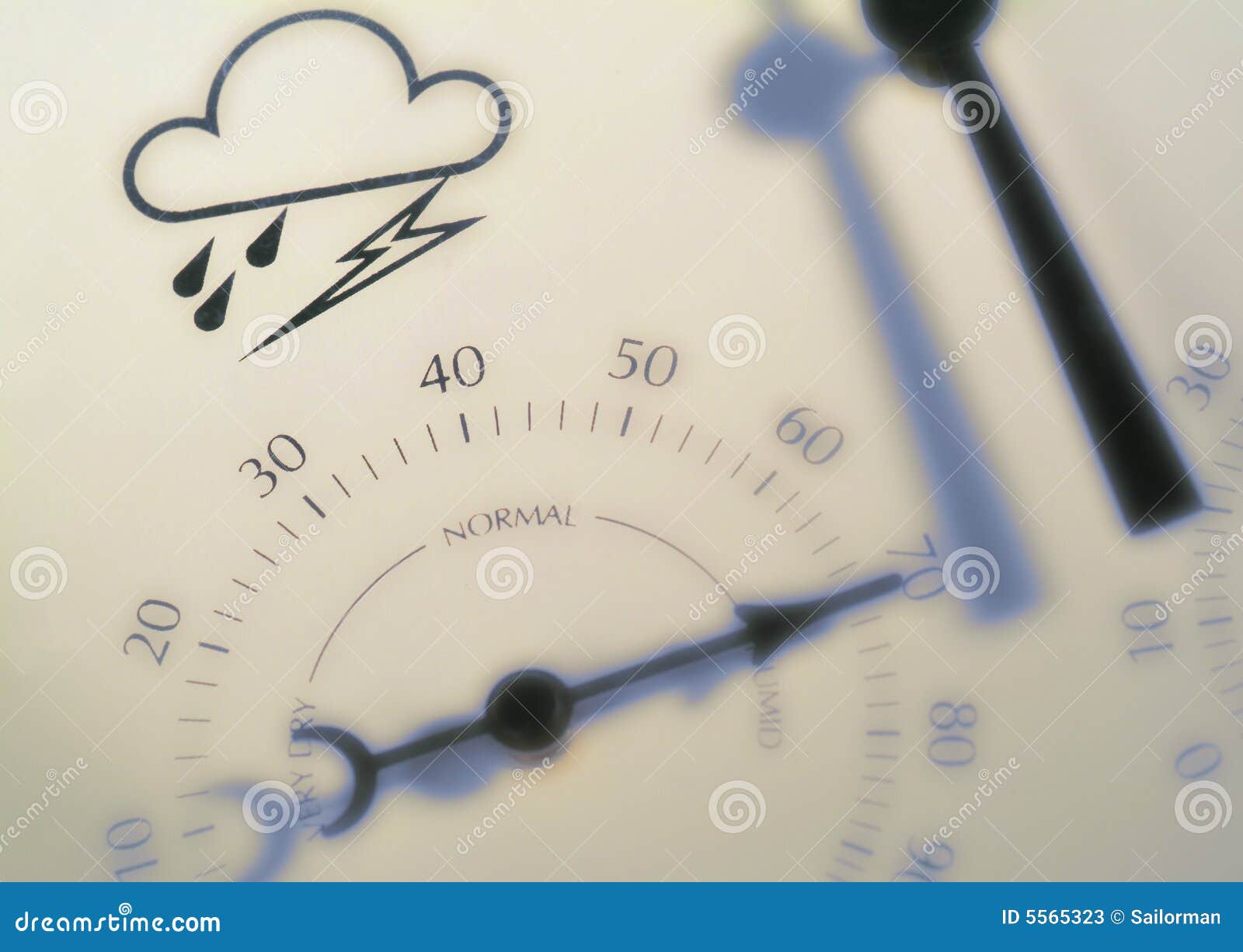 Weather gauge stock image. Image of sunny, needle, humidity - 5565323