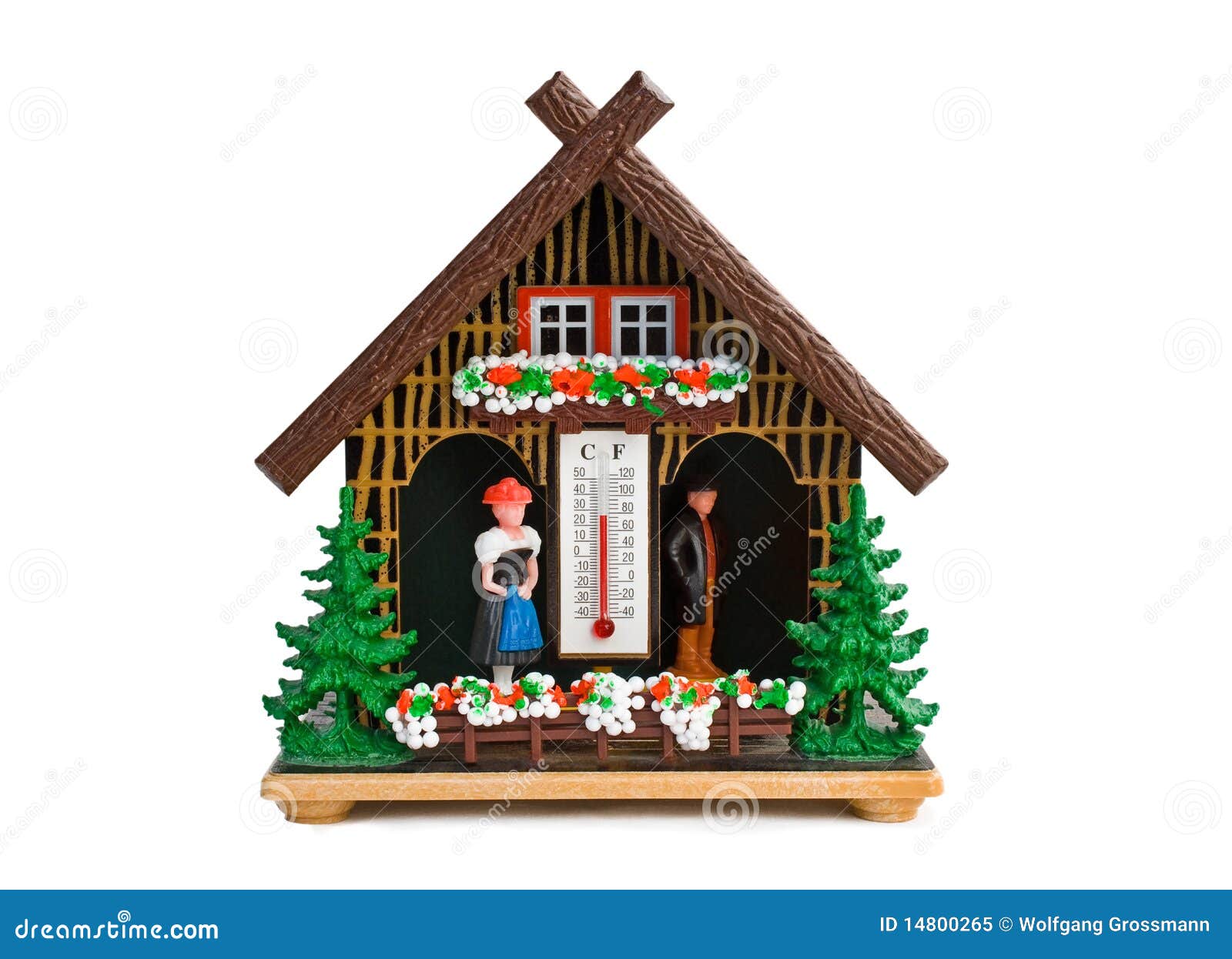 Weather House stock image. Image of barometer, crop, black - 14800265