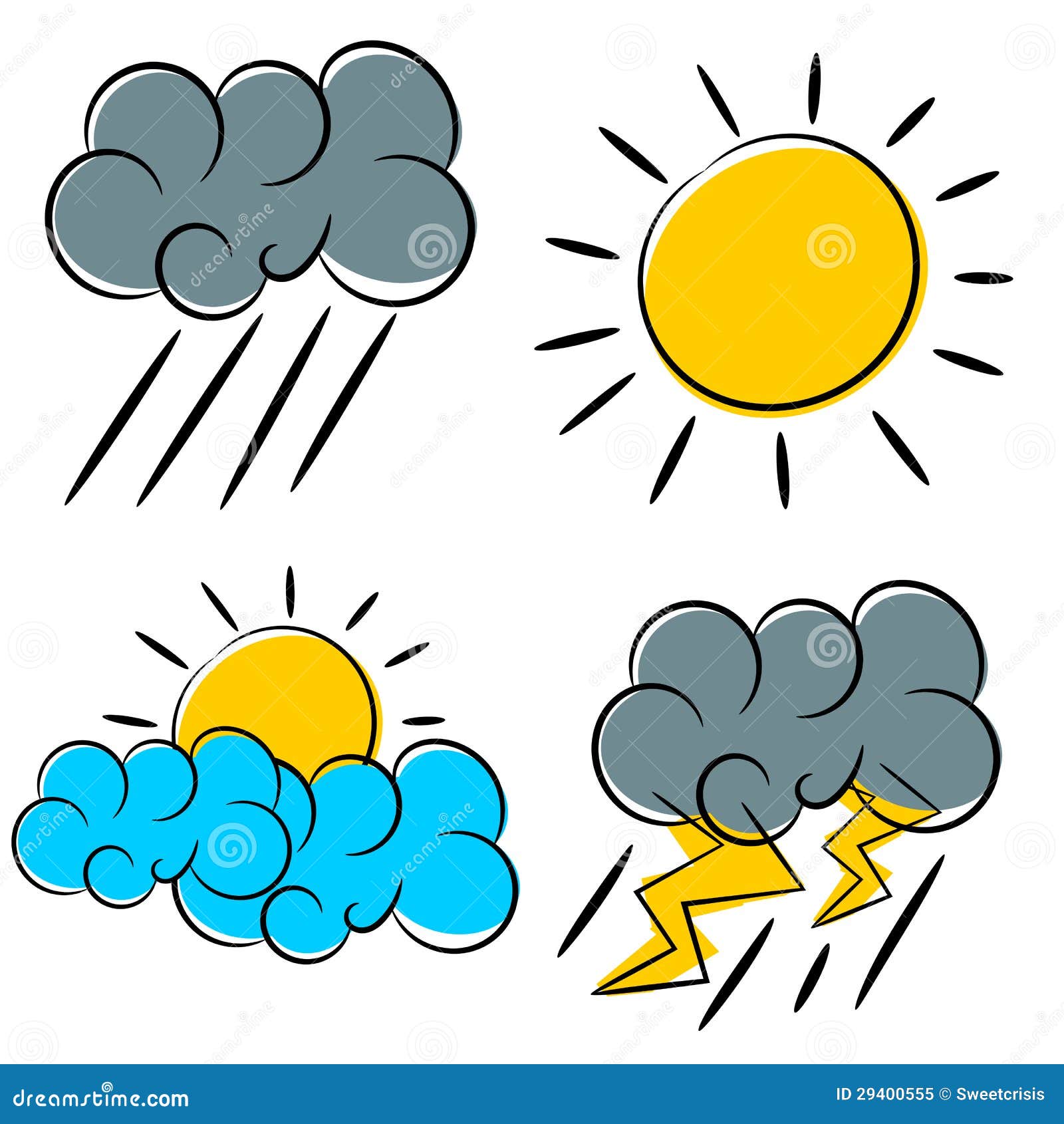 Weather icon illustration stock vector. Illustration of climate - 29400555