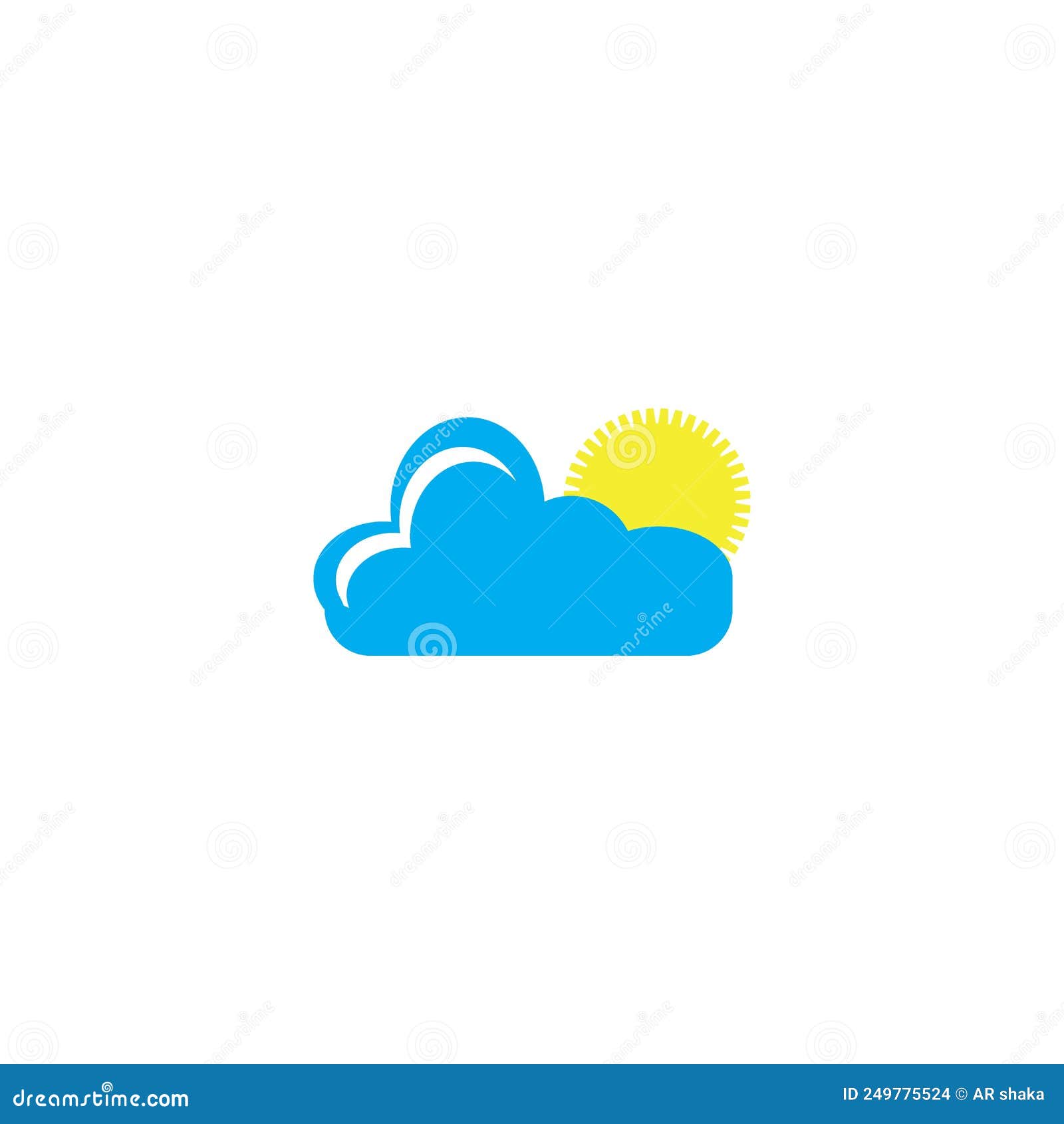 Weather Icon Logo, Vector Design Stock Vector - Illustration of cloudy ...