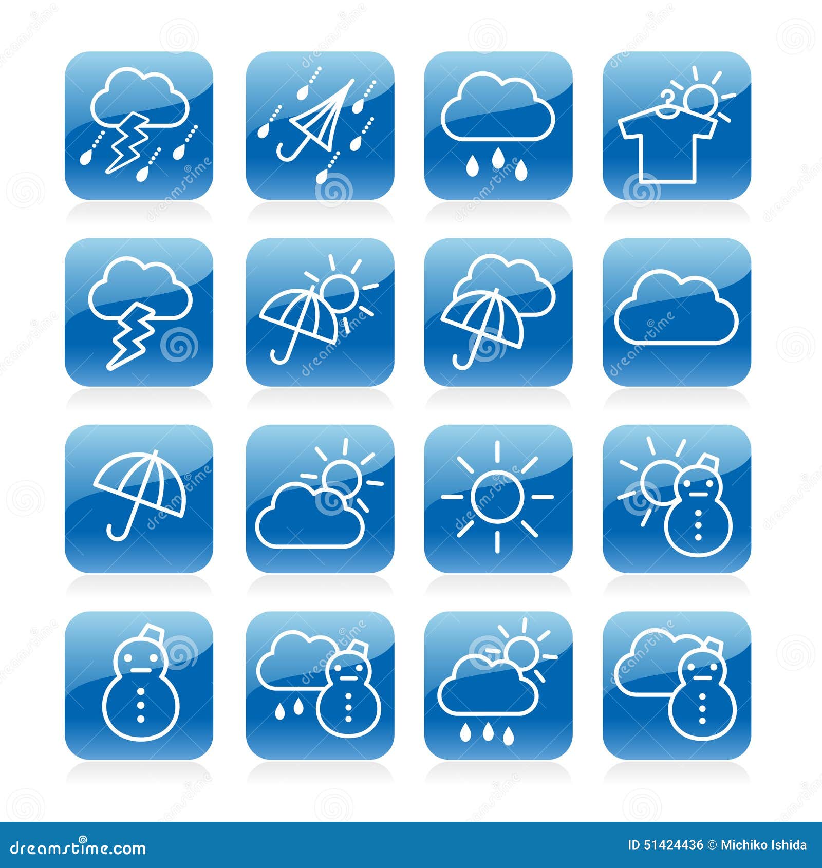 Weather icon stock vector. Illustration of variety, sunny - 51424436