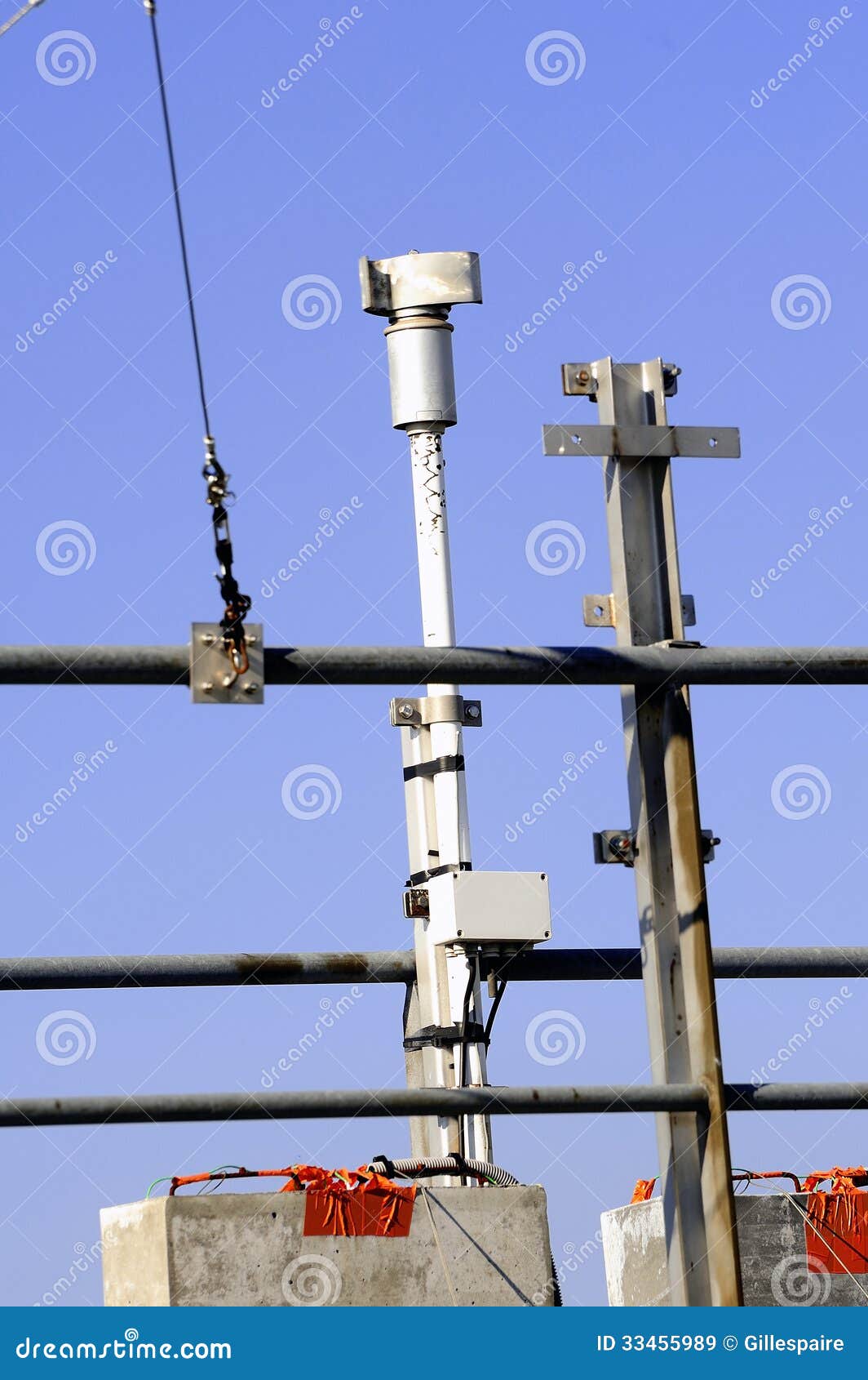 Weather Equipment And Alarm System On The Building Royalty-Free Stock ...