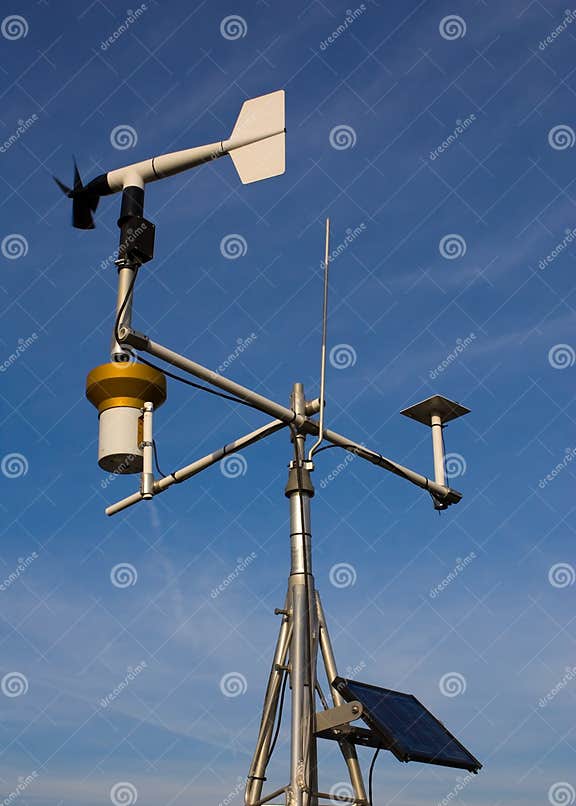 Weather instruments stock image. Image of station, meteorologic - 7052801