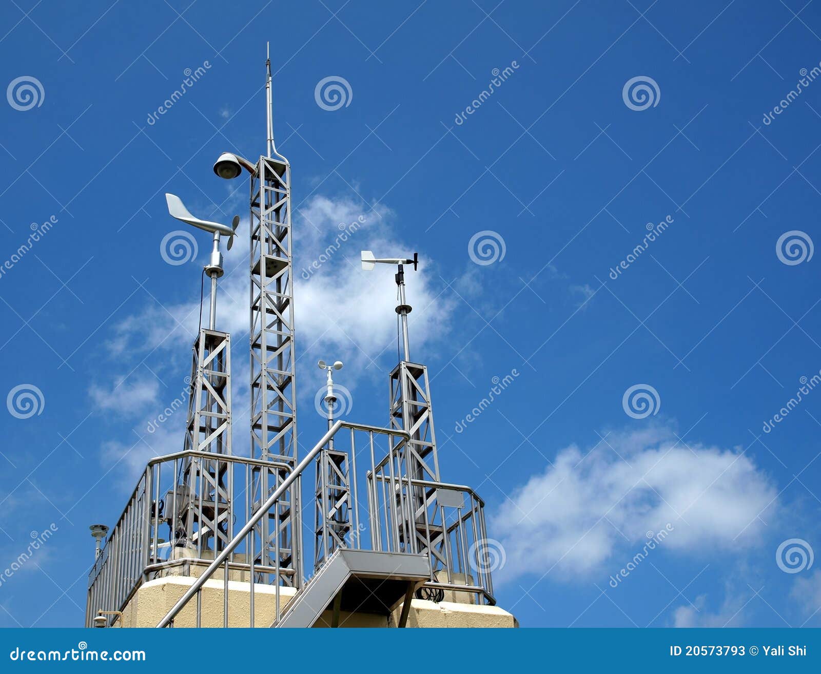 Weather Instruments To Measure Stock Image - Image of station ...