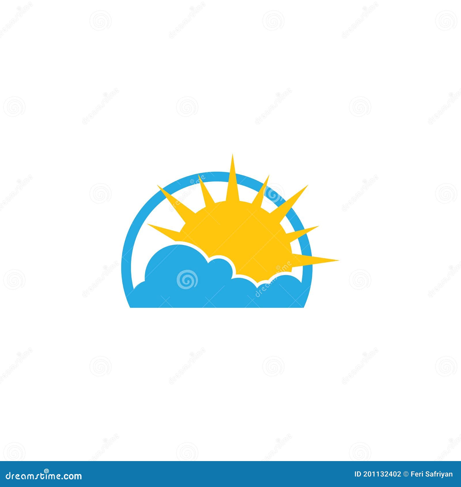 Weather logo template stock illustration. Illustration of climate ...