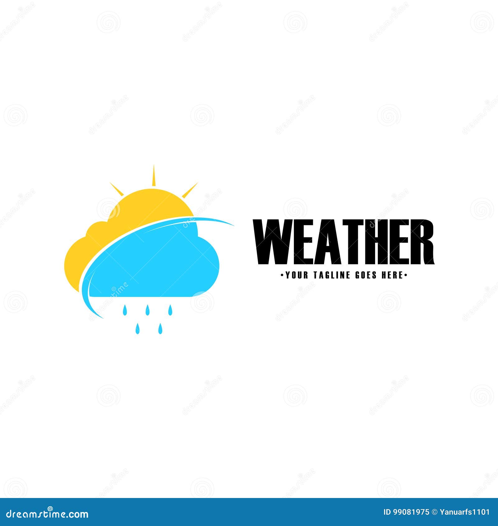 Weather Logo Vector stock vector. Illustration of artwork - 99081975