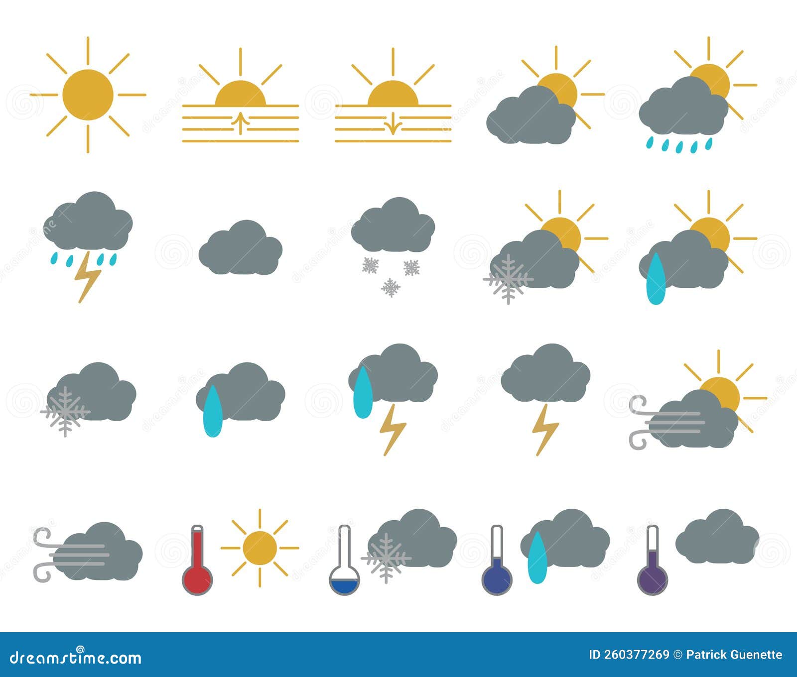 Weather News Reporter Informing In Television About Rainy Weather ...