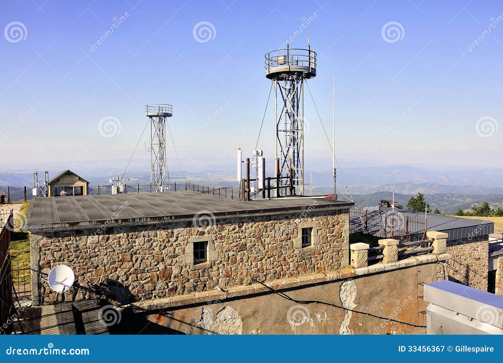 Weather observatory stock image. Image of high, report - 33456367
