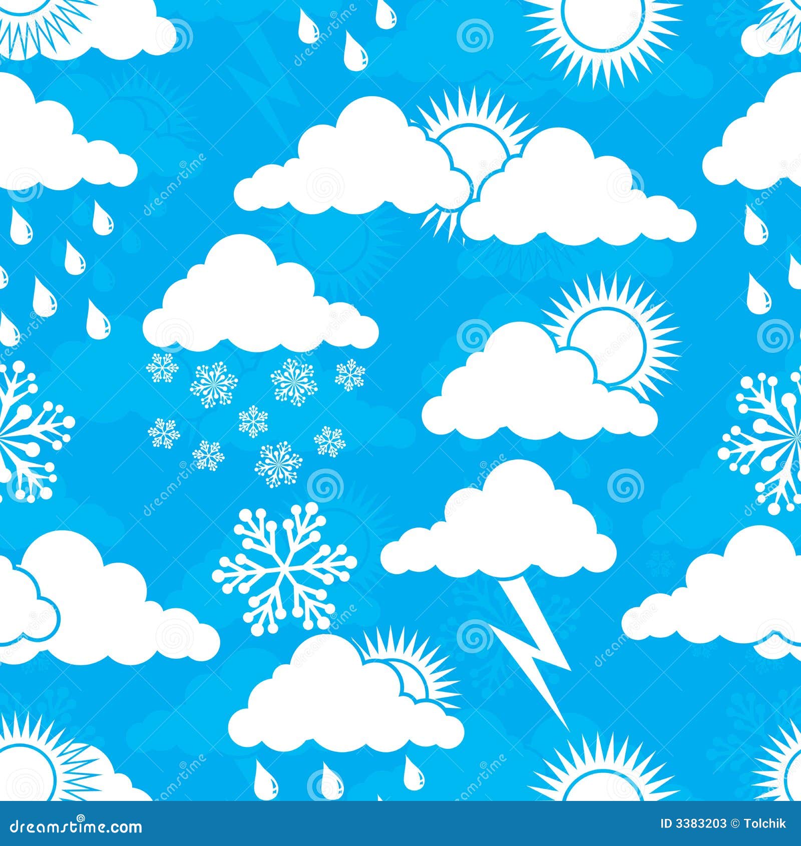 Weather pattern, vector stock vector. Illustration of nature - 3383203