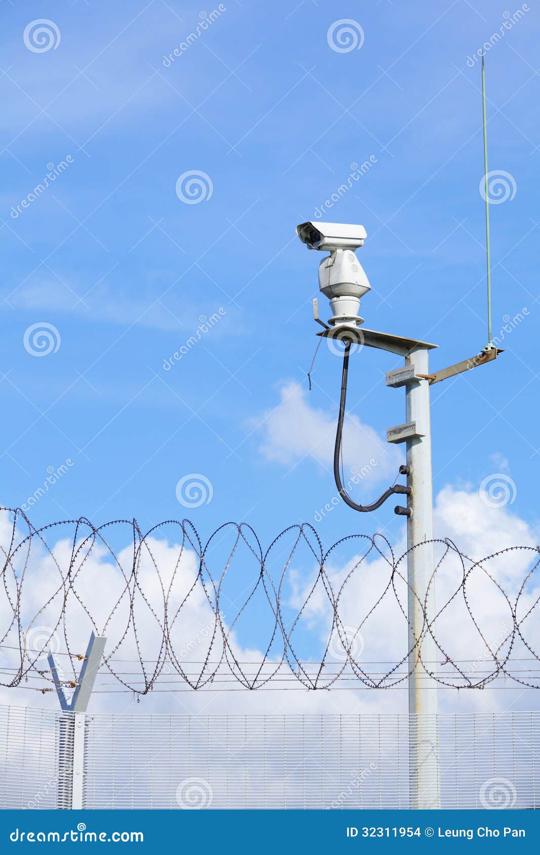 Weather Proof Surveillance Camera Stock Photo - Image of inspect ...