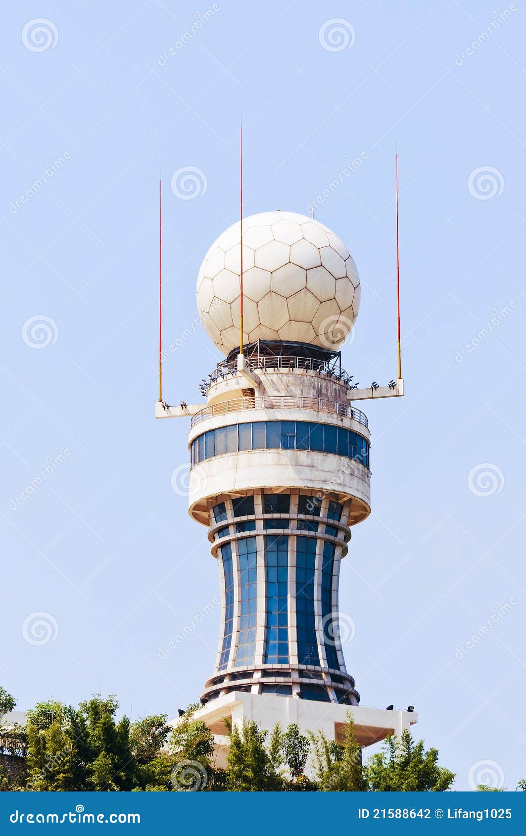 Weather Radar Of INMH Institute In Bucharest Royalty-Free Stock ...