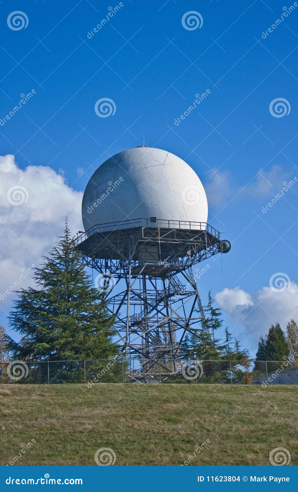 Weather Radar Installation stock photo. Image of radar - 11623804