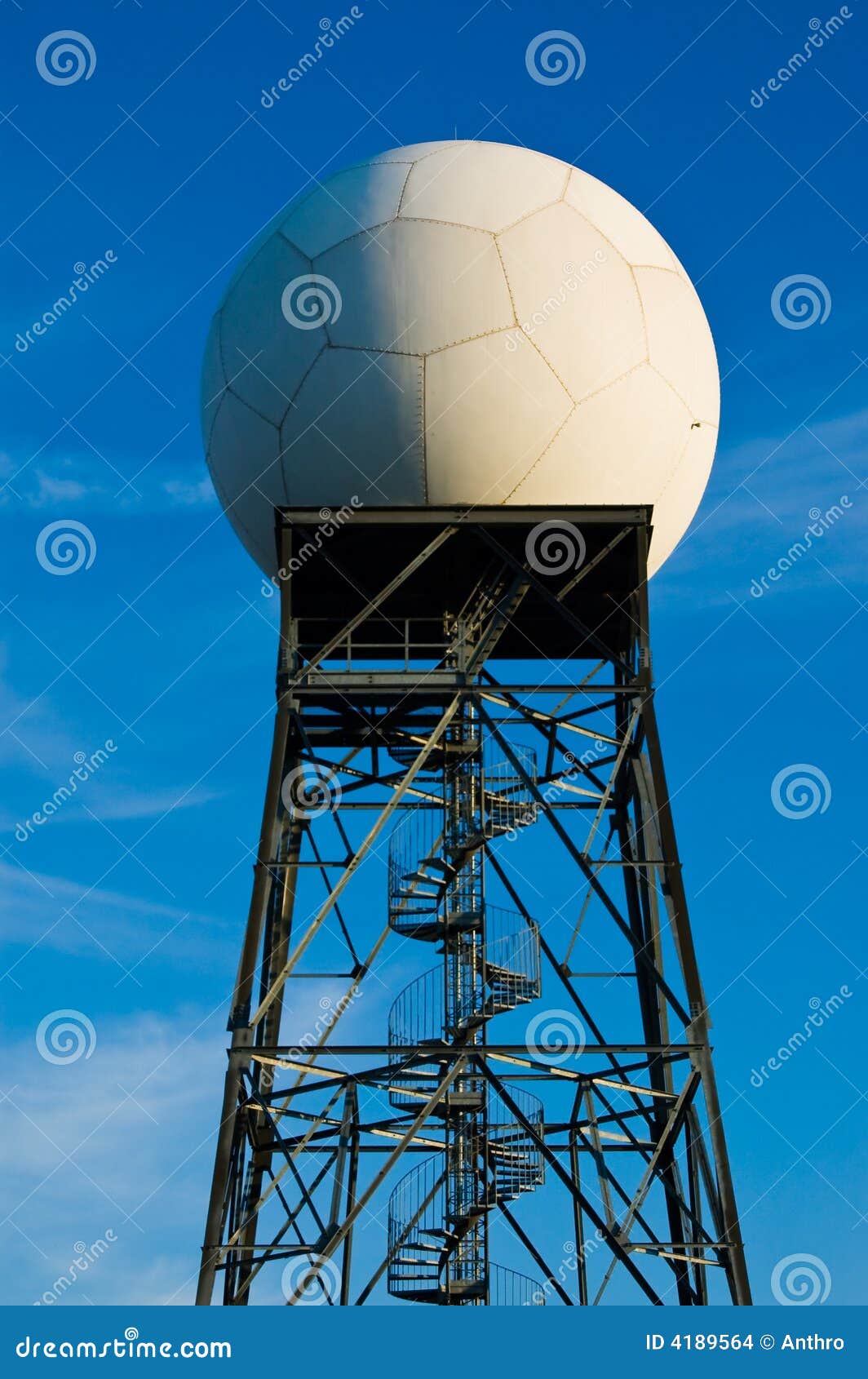 Weather radar station stock photo. Image of data, stairs - 4189564