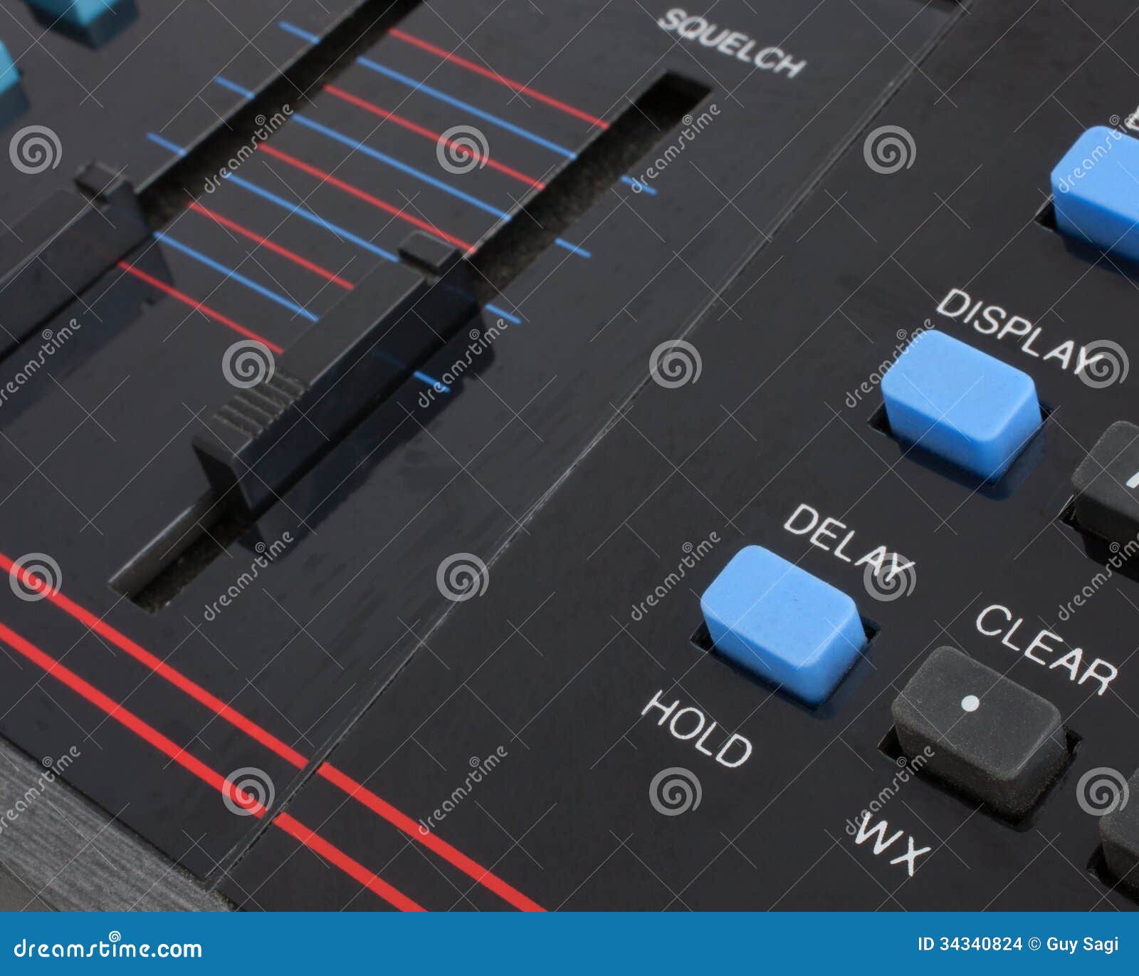 Weather radio stock photo. Image of gray, electronics - 34340824