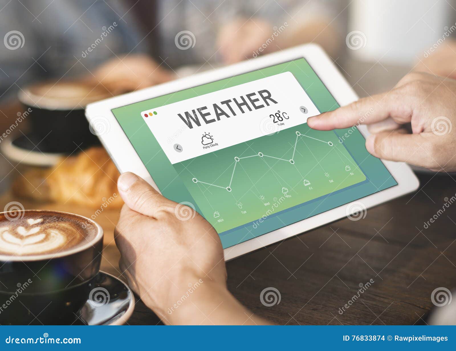 Weather Report Data Meteorology Concept Stock Photo - Image of internet ...