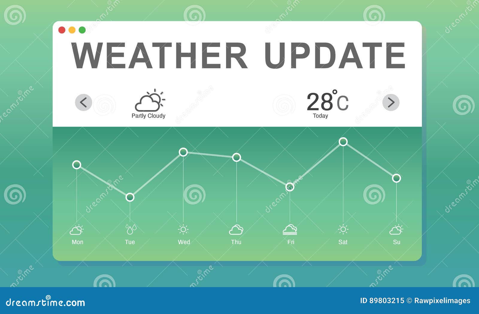 Weather Report Data Meteorology Concept Stock Illustration ...