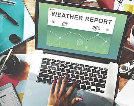 Weather Report Data Meteorology Concept Stock Image - Image of ...