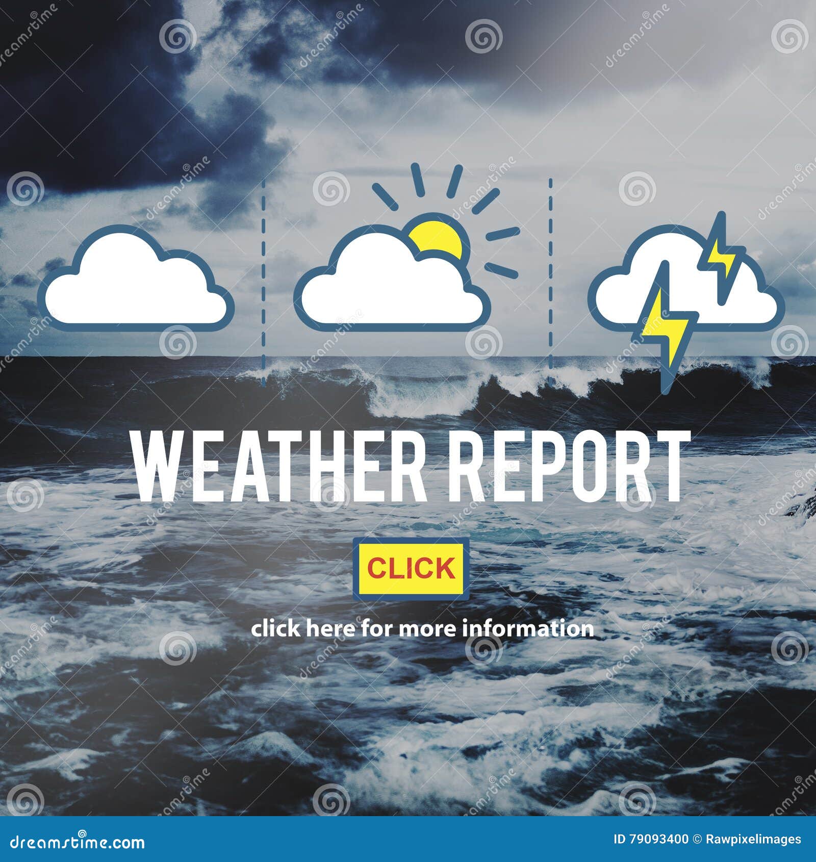 Weather Report Information Prediction Climate daily Concept Stock Photo ...