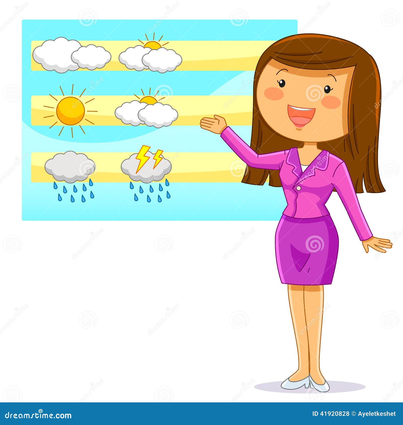 Female Meteorologist. International Day Of Women And Girls In Science ...