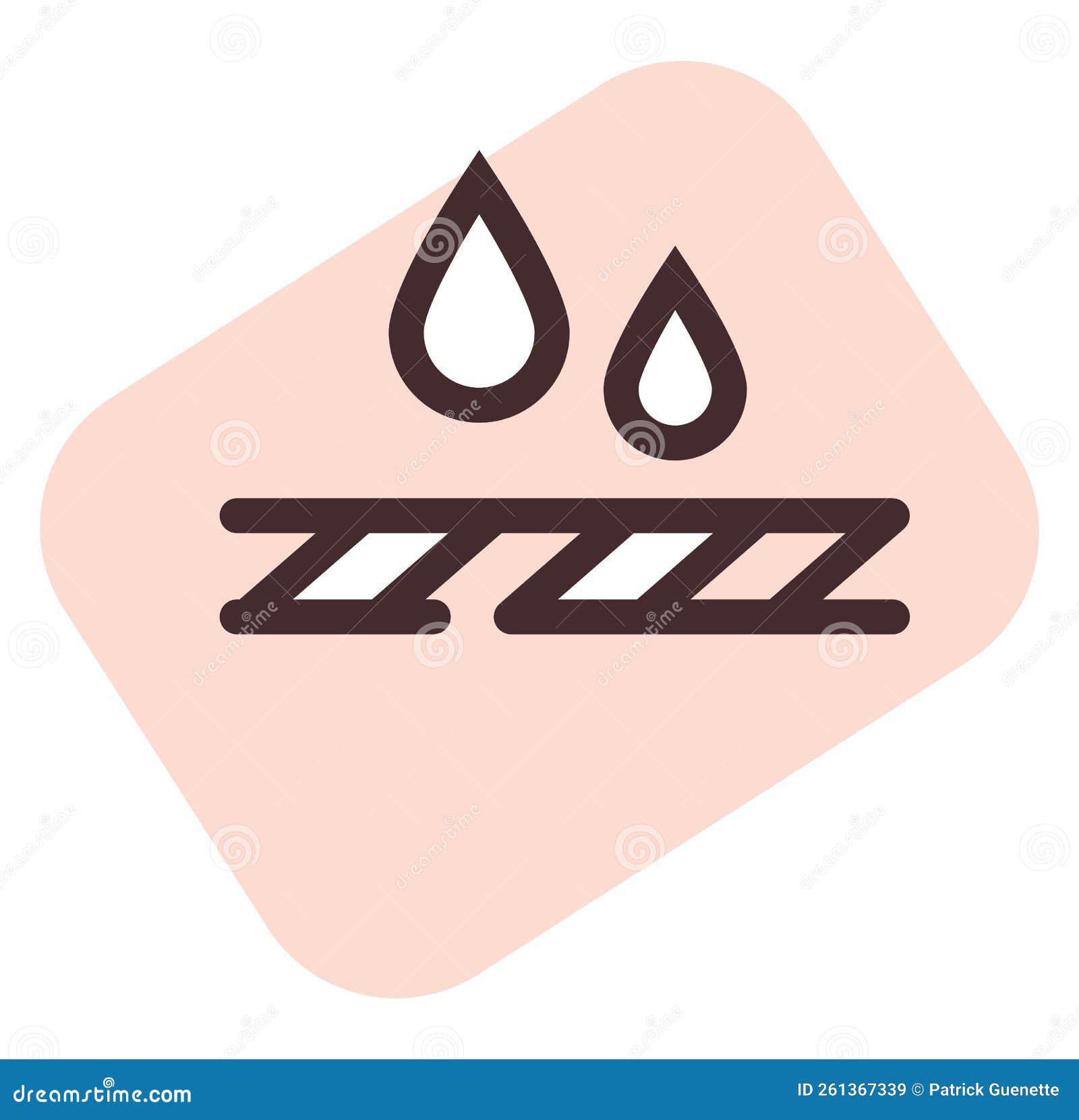 Weather Resistance White Linear Icon For Dark Theme Vector Illustration ...