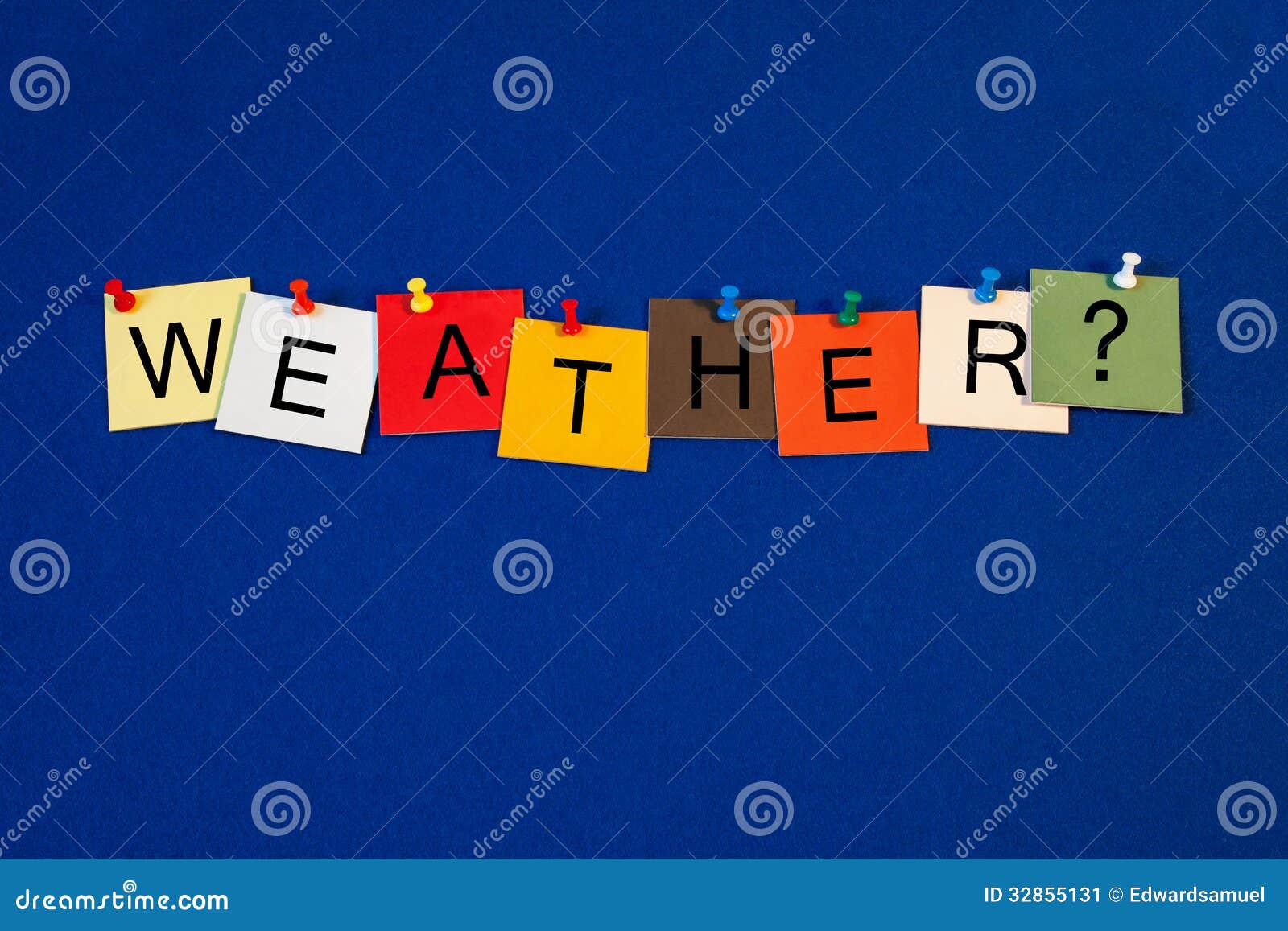 Weather - sign series. stock image. Image of letters - 32855131