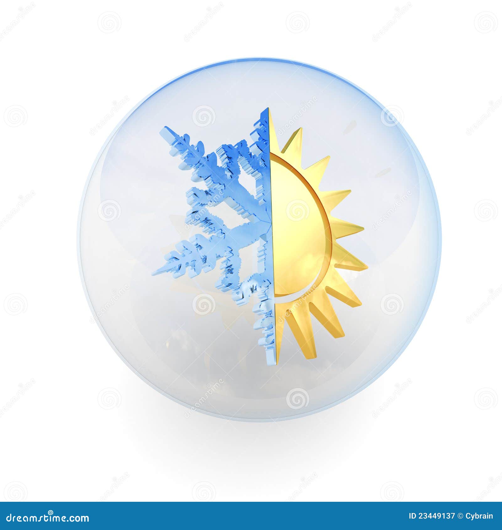 Weather sphere icon stock illustration. Illustration of reflection ...