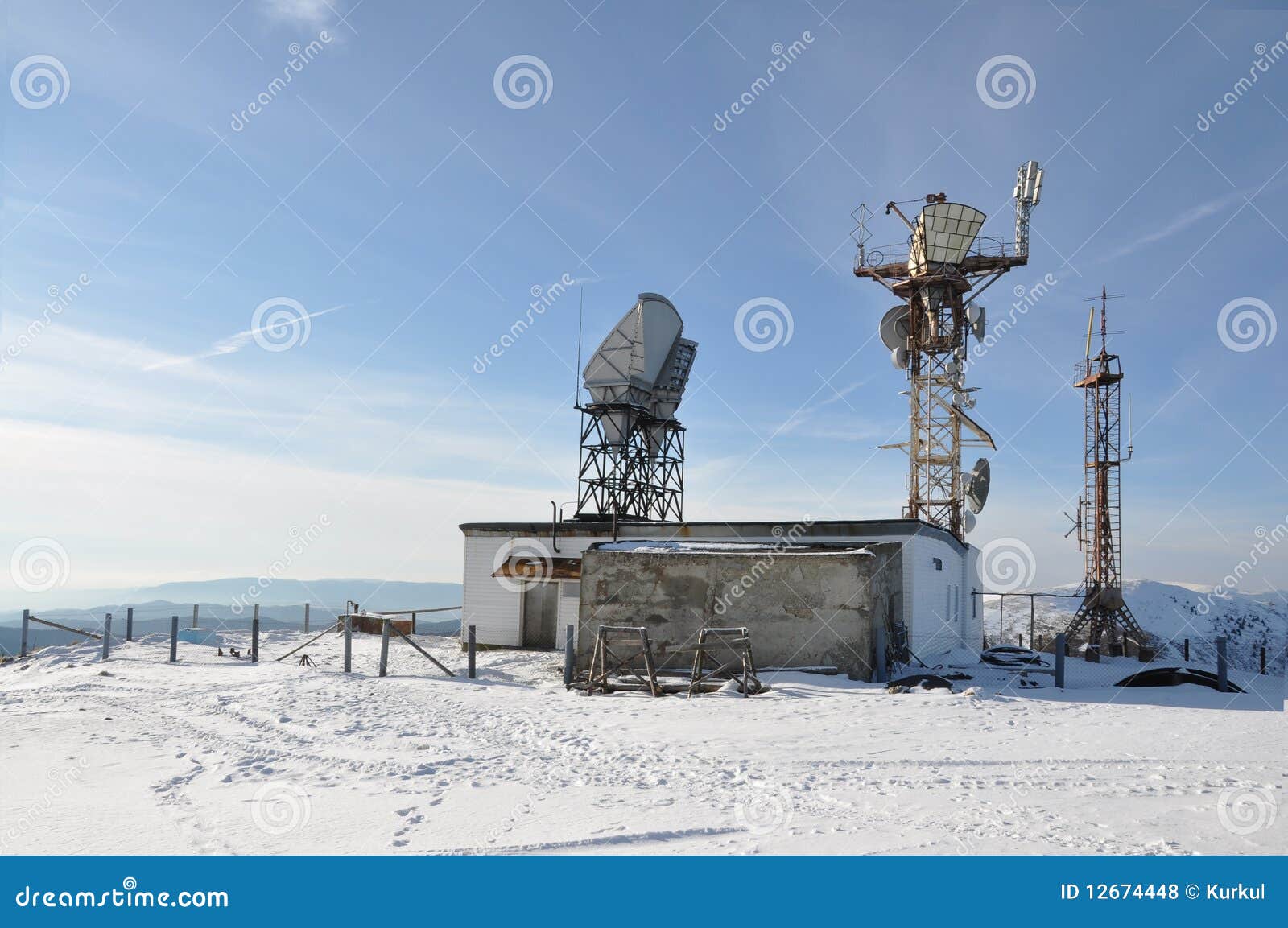 Weather station stock photo. Image of deep, scientific - 12674448
