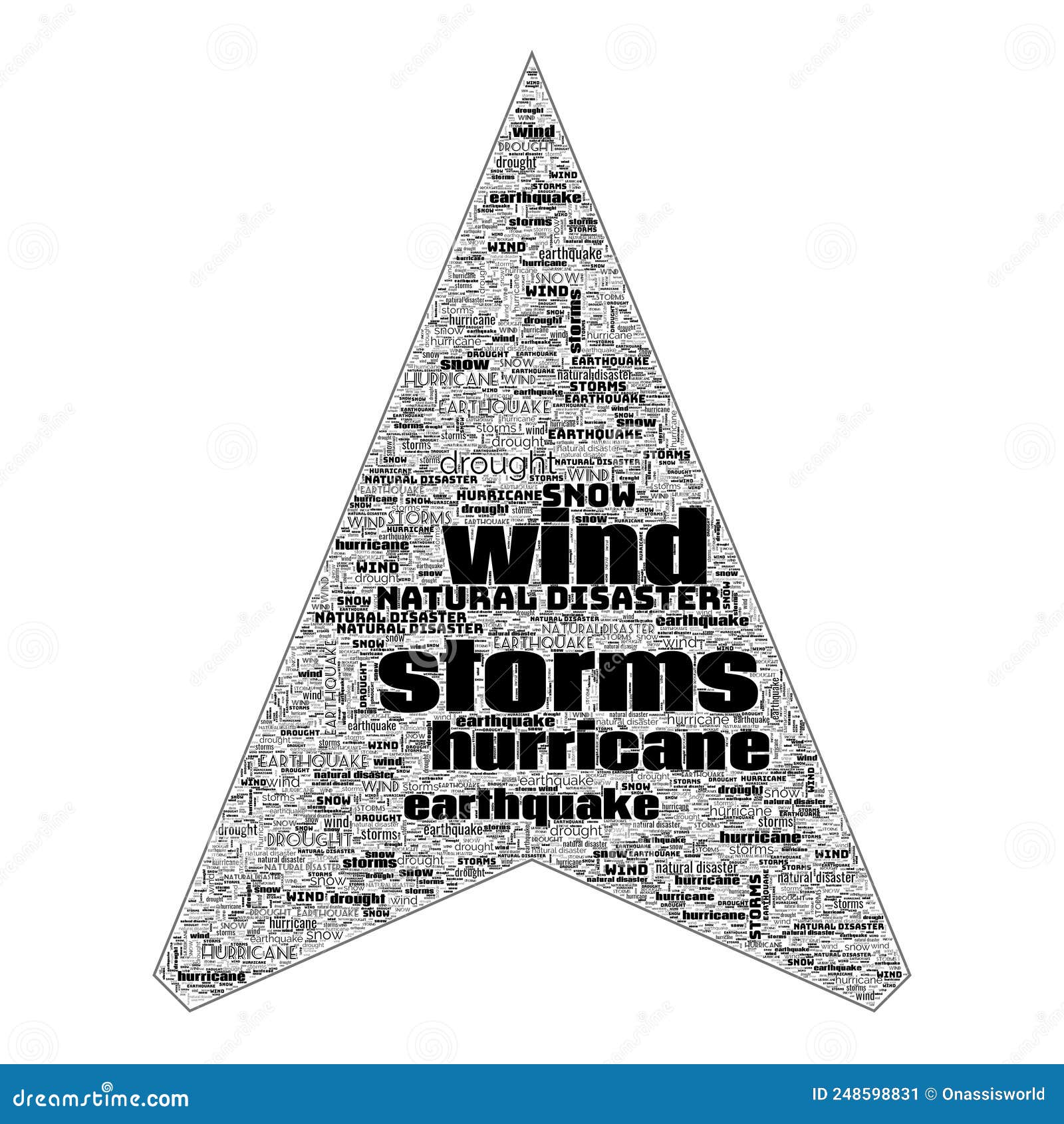 Weather Storms. Natural Disaster Text Abstract Header Background Stock ...