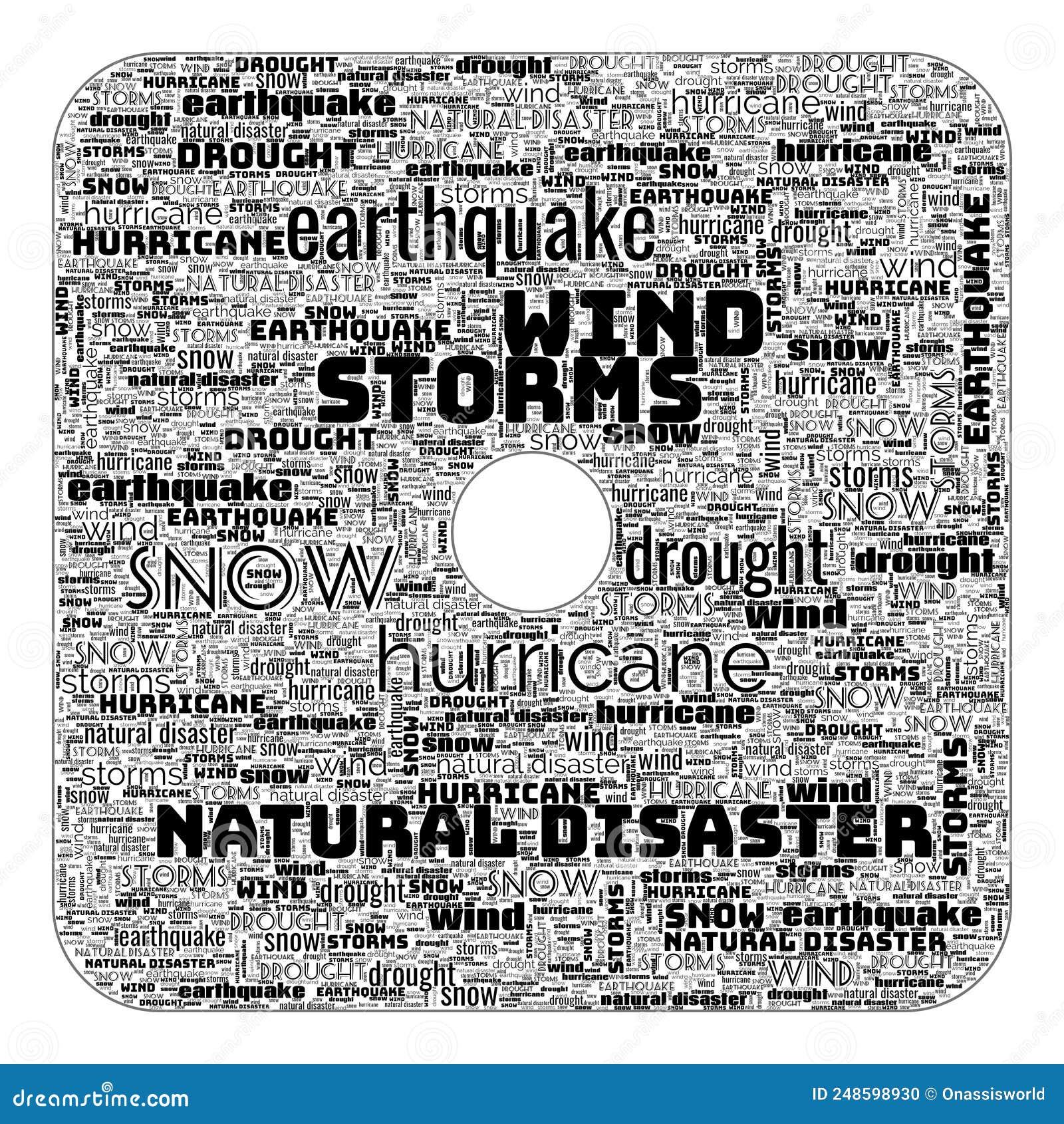 Weather Storms. Natural Disaster Text Abstract Header Background Stock ...