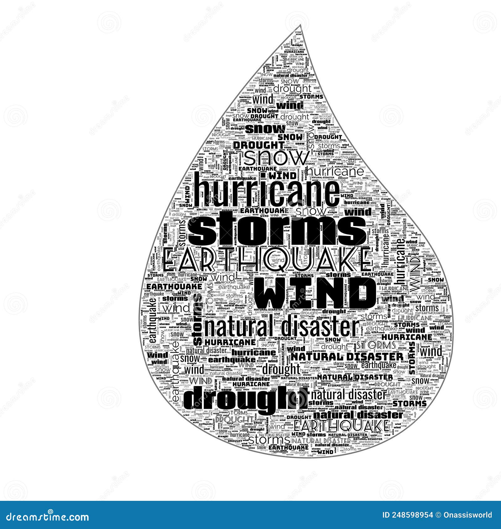 Weather Storms. Natural Disaster Text Abstract Header Background Stock ...