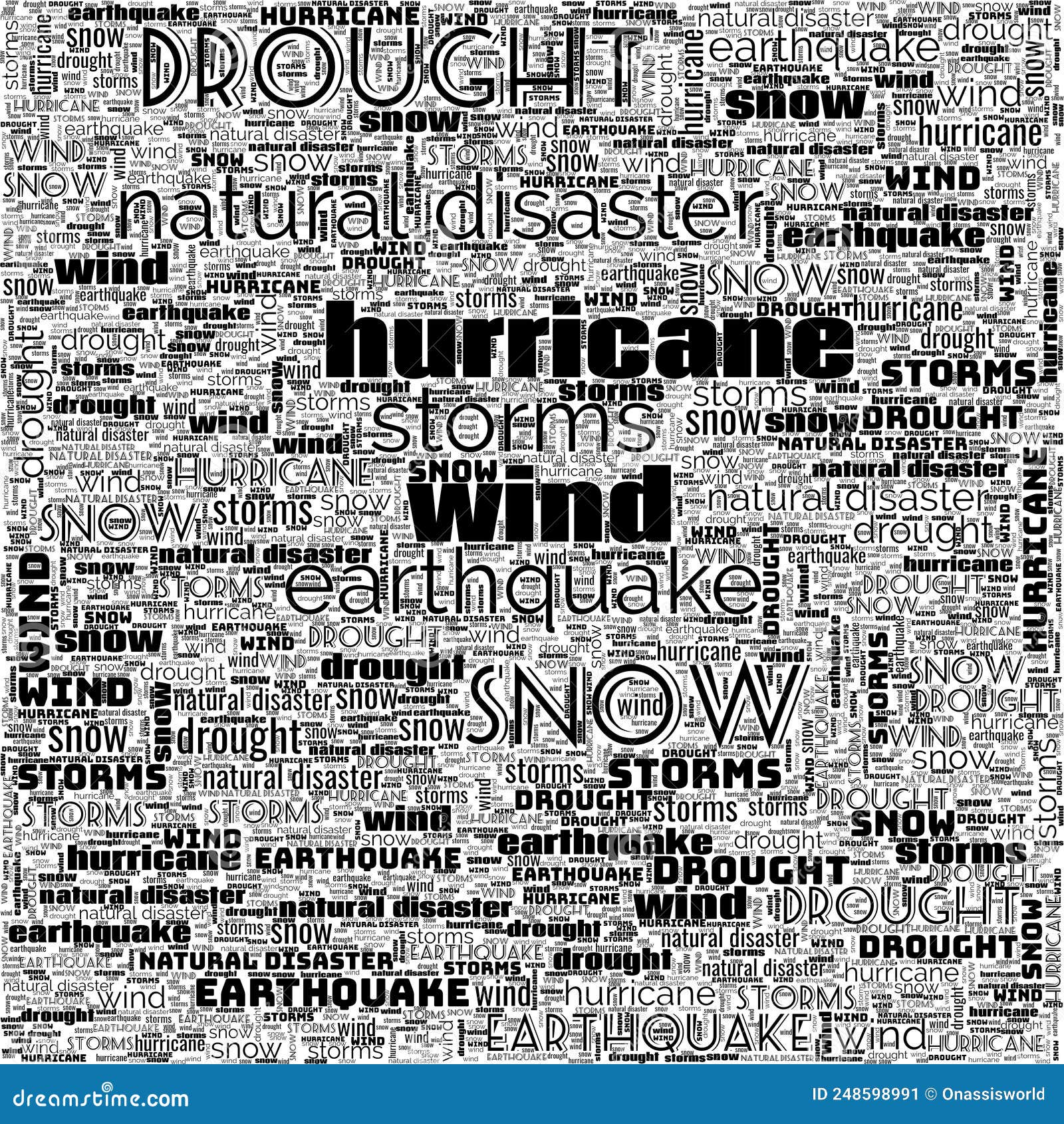 Weather Storms. Natural Disaster Text Abstract Header Background Stock ...