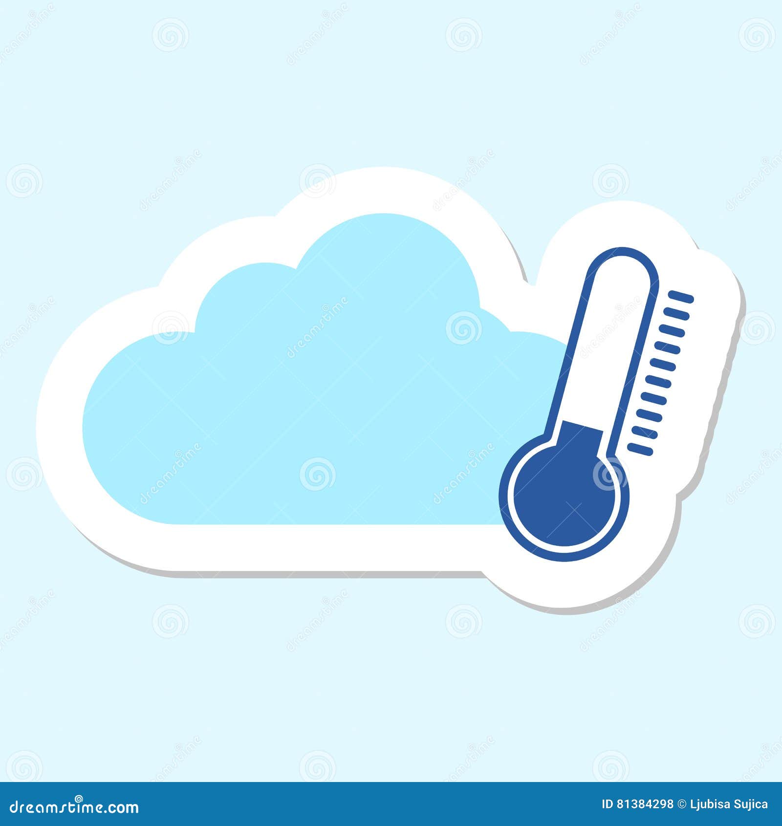 Weather symbol cold stock illustration. Illustration of cold - 81384298