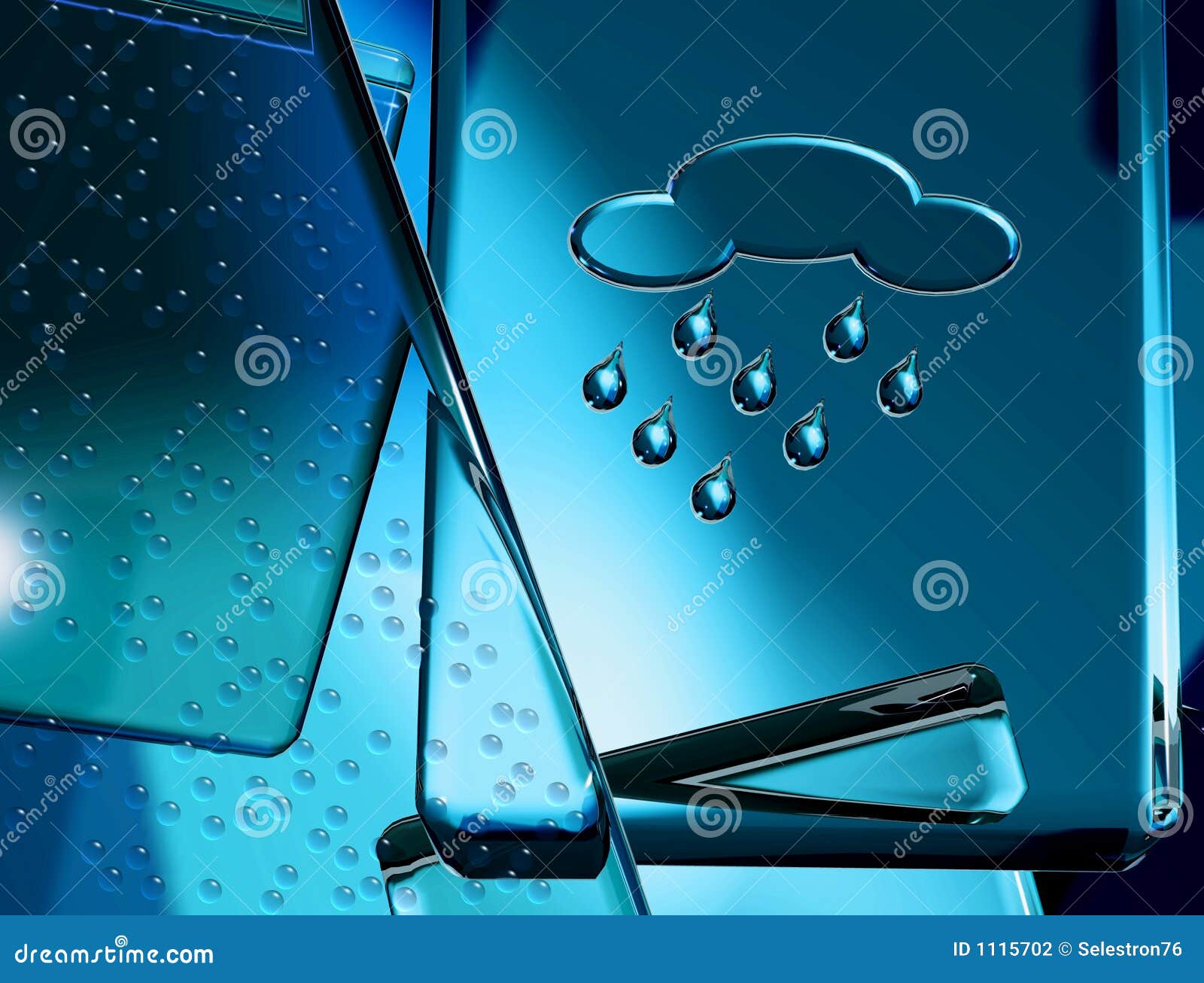 Weather Symbol - rain stock illustration. Illustration of science - 1115702