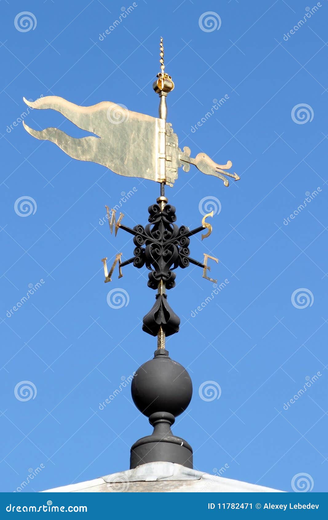 Weather Vane stock image. Image of cloudscape, blue, meteorology - 11782471