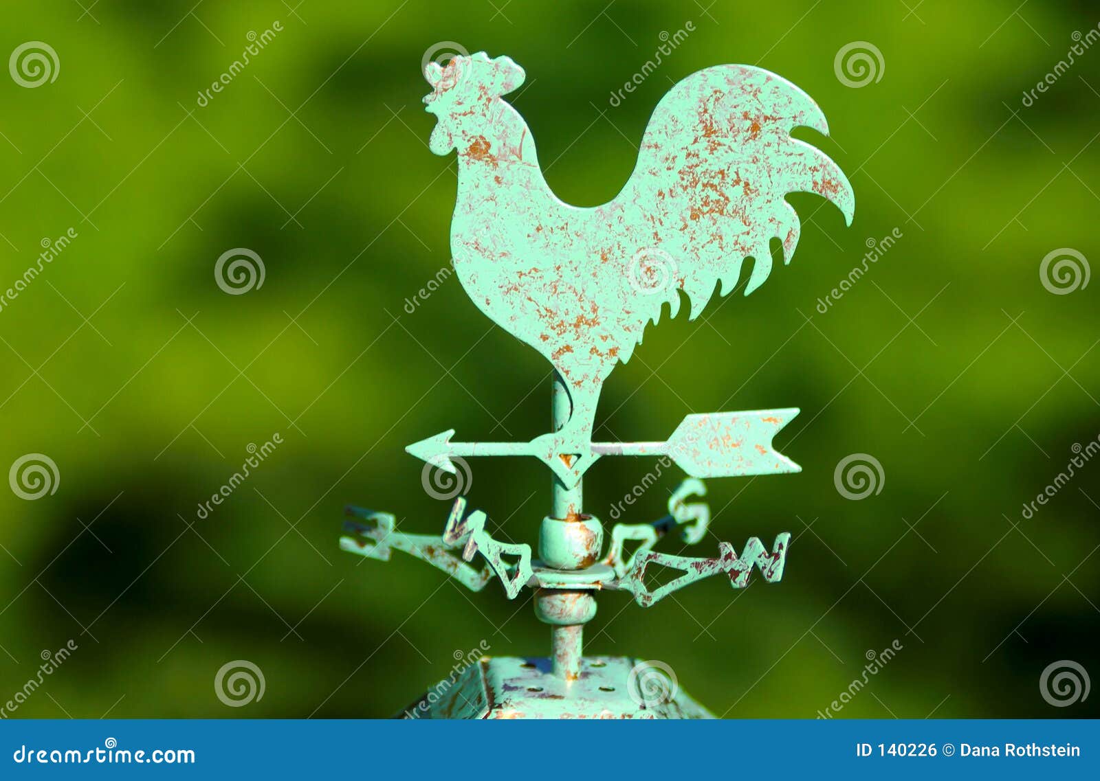 A Weather Vane, Wind Vane, For Showing The Wind Direction, Background ...