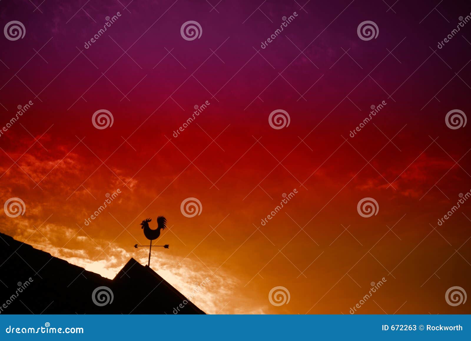 A Weather Vane, Wind Vane, For Showing The Wind Direction, Background ...