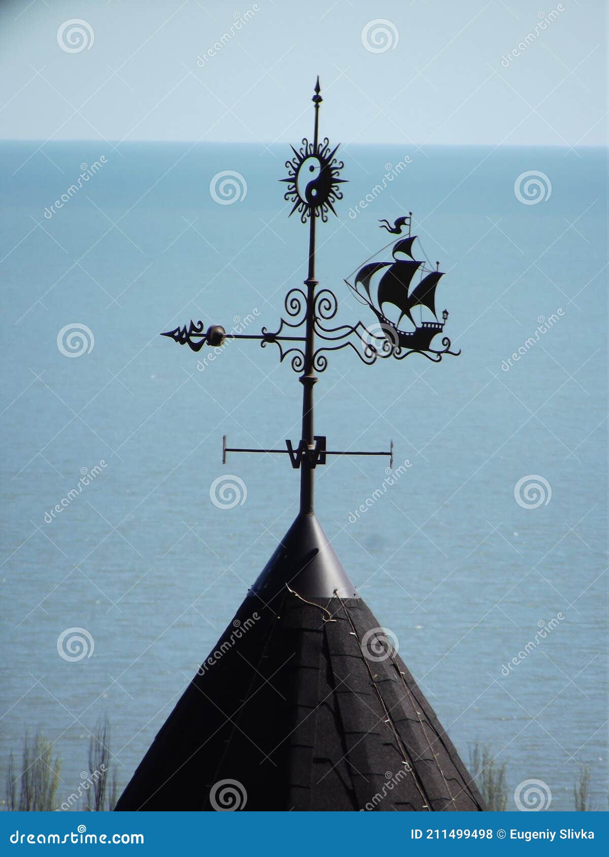 Weather Vane of the Eastern Azov Region... Stock Photo - Image of ...