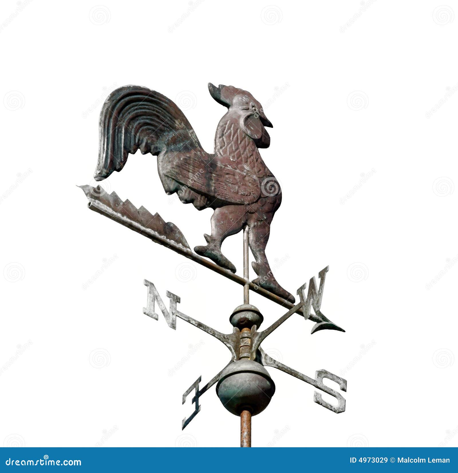 Weather Vane. Rooster. Vector Illustration | CartoonDealer.com #115057254