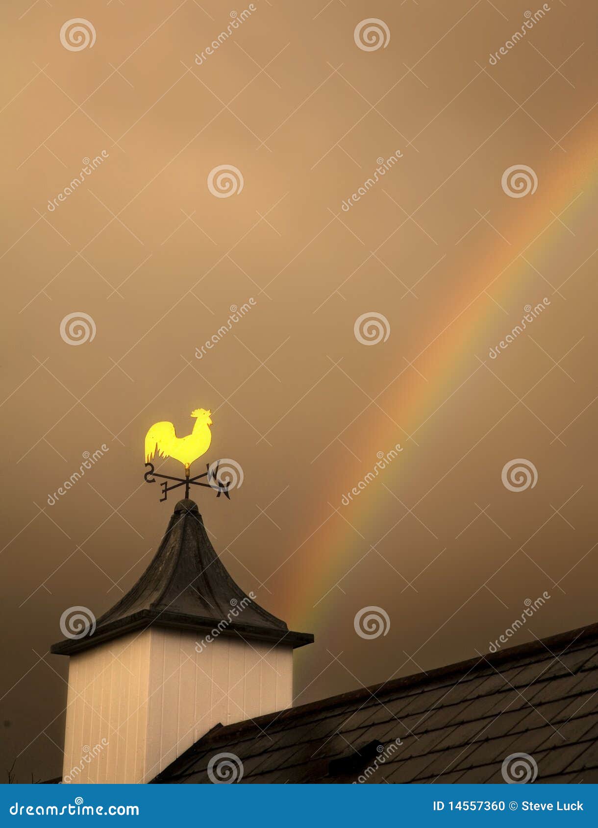 A Weather Vane, Wind Vane, For Showing The Wind Direction, Background ...
