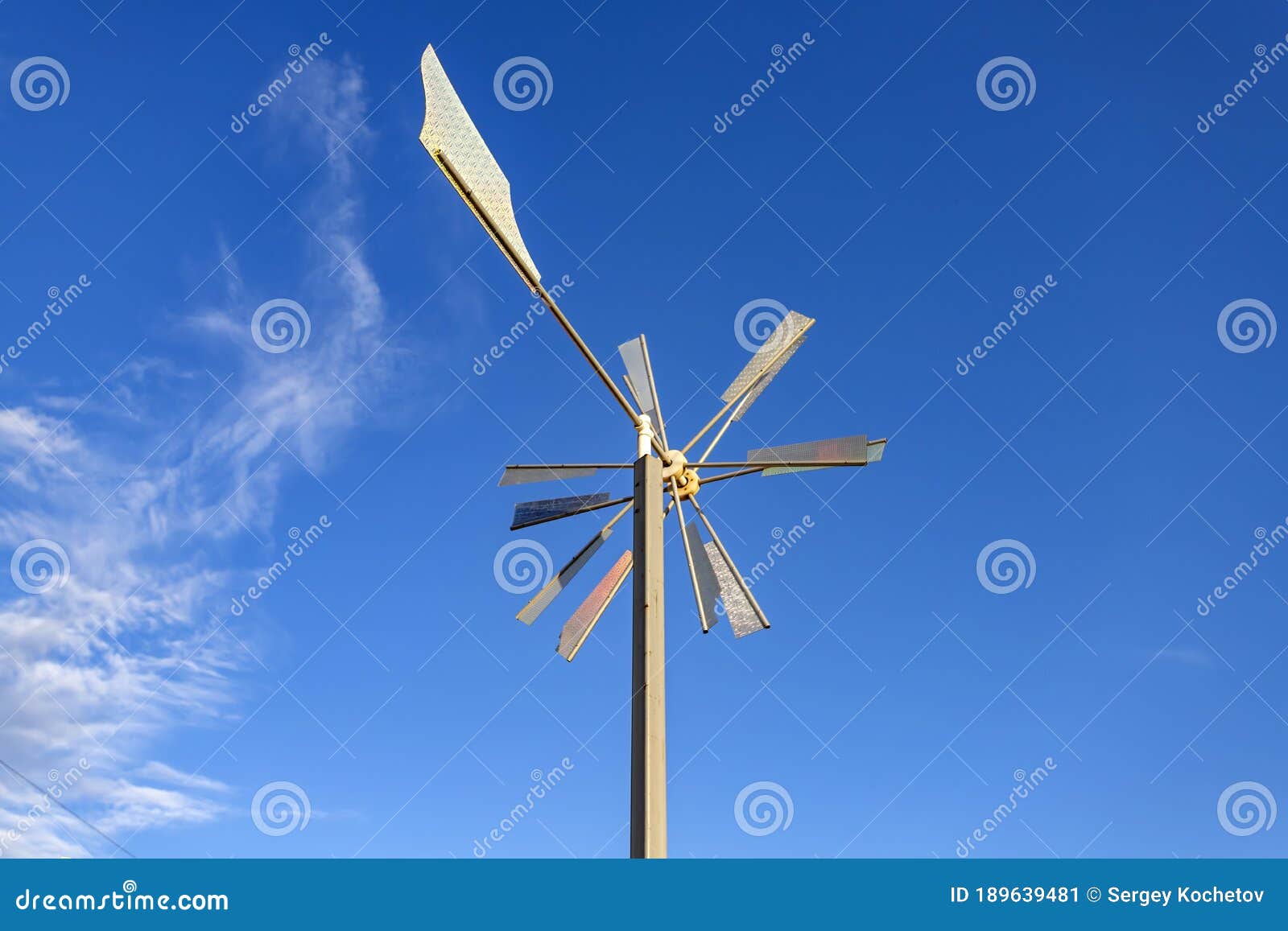 A Weather Vane, Wind Vane, for Showing the Wind Direction, Background ...