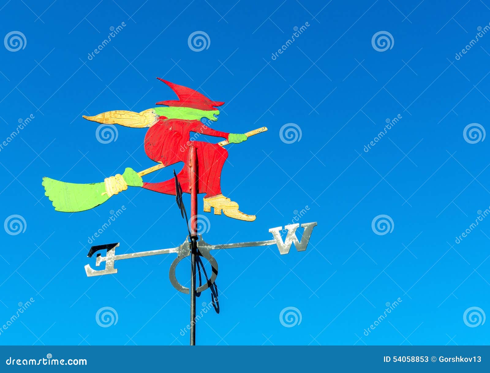 Weather vane stock image. Image of evening, heaven, iron - 54058853