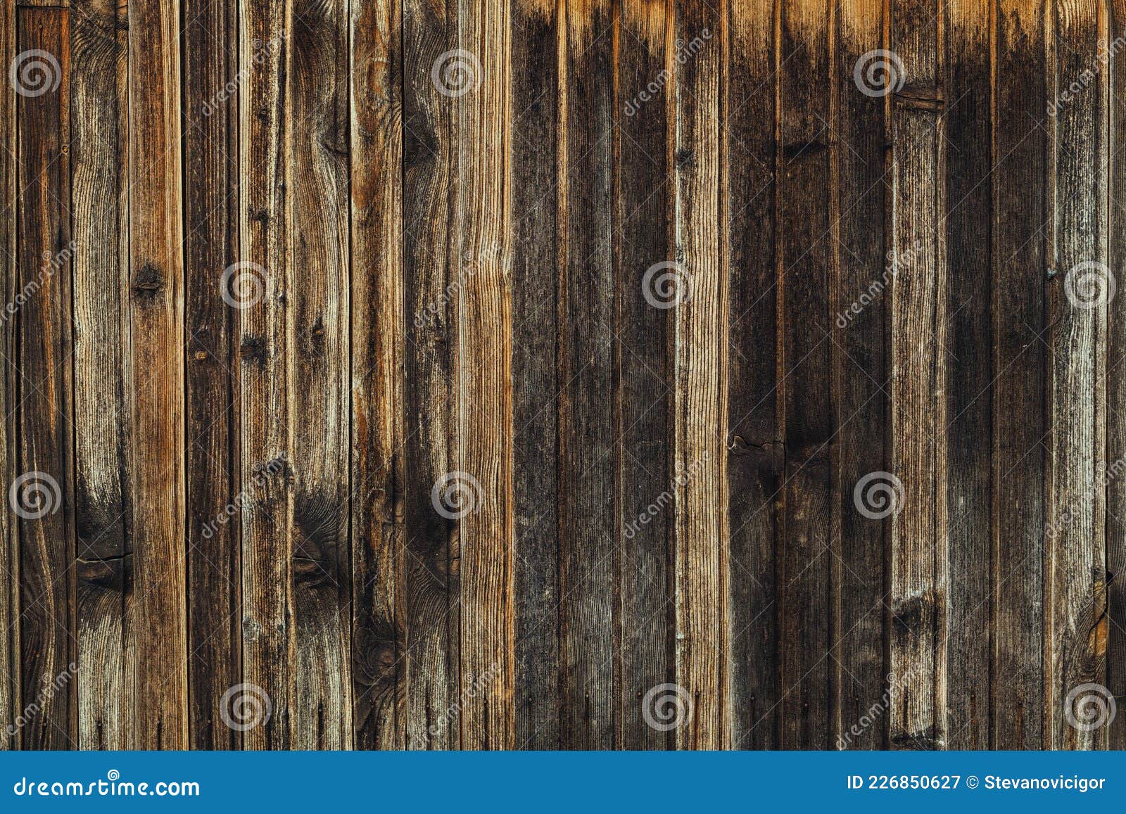 Weather Worn Rustic Wooden Wall Texture As Background Stock Image ...
