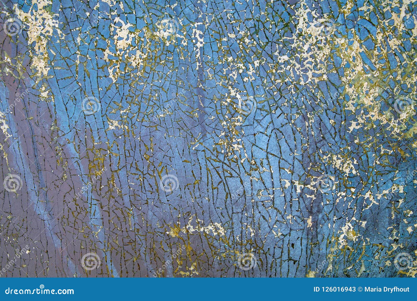 Weathered Blue Textured Paint Stock Image - Image of corrosion ...