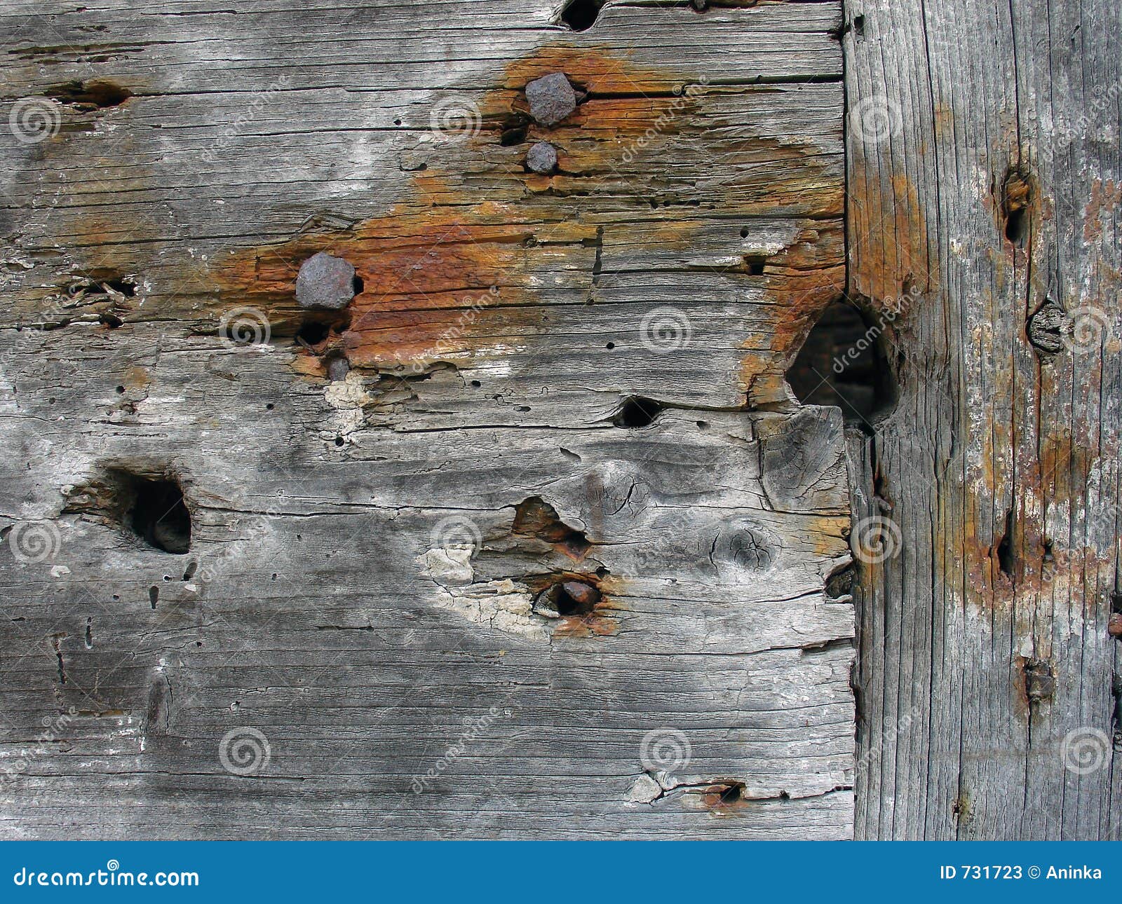 Weathered board stock image. Image of vertical, corrosion - 731723