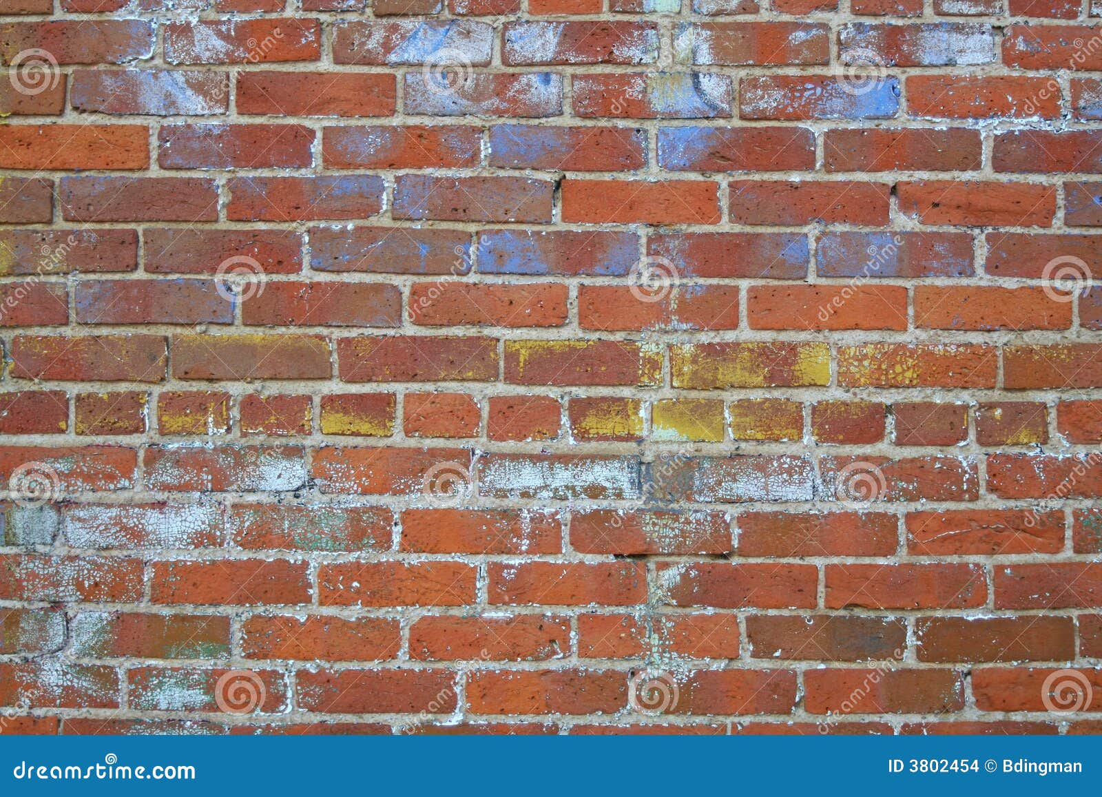 Weathered Brick Wall #2 stock photo. Image of texture - 3802454