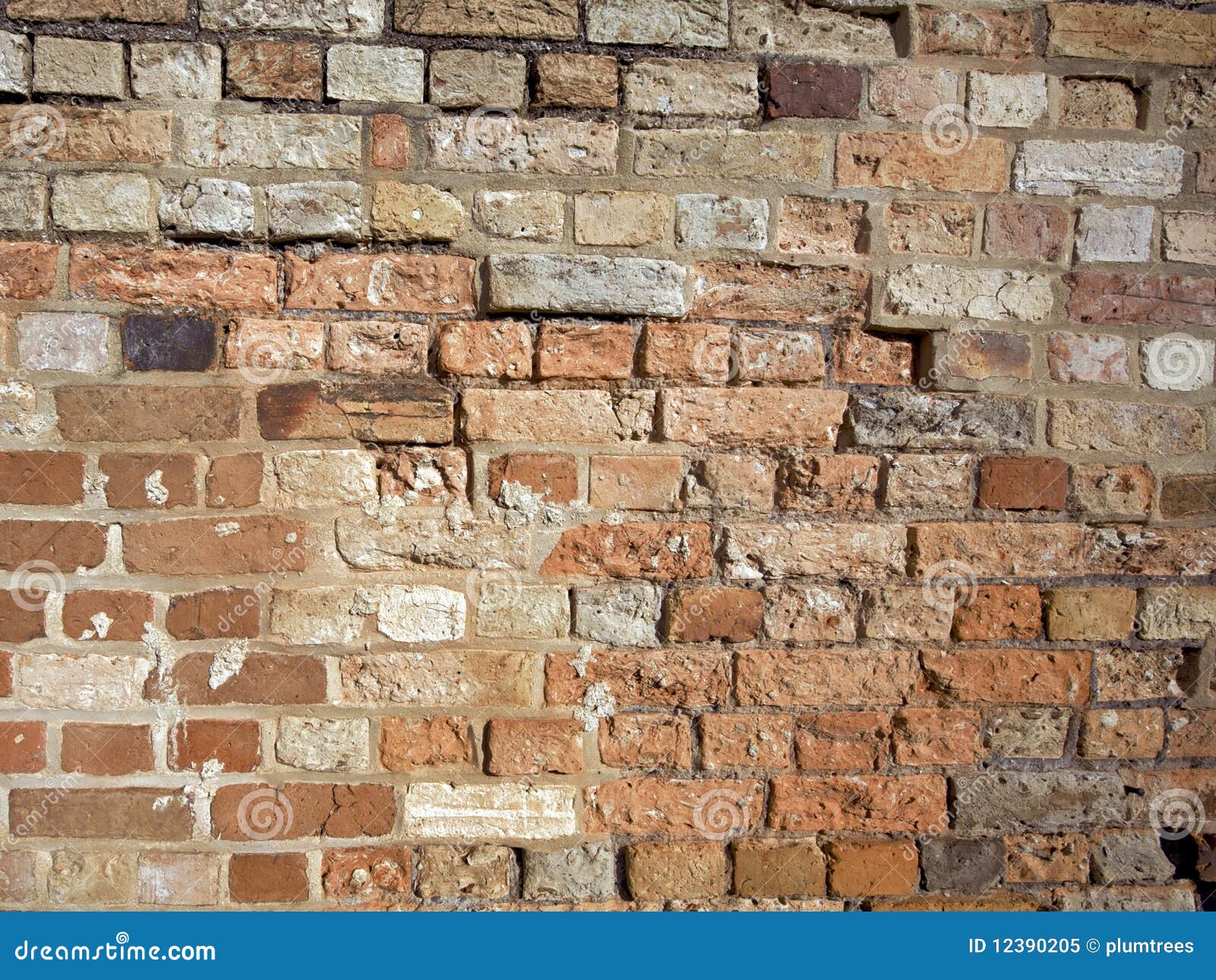 Weathered Brick Wall Background, Home Related Stock Image - Image of ...