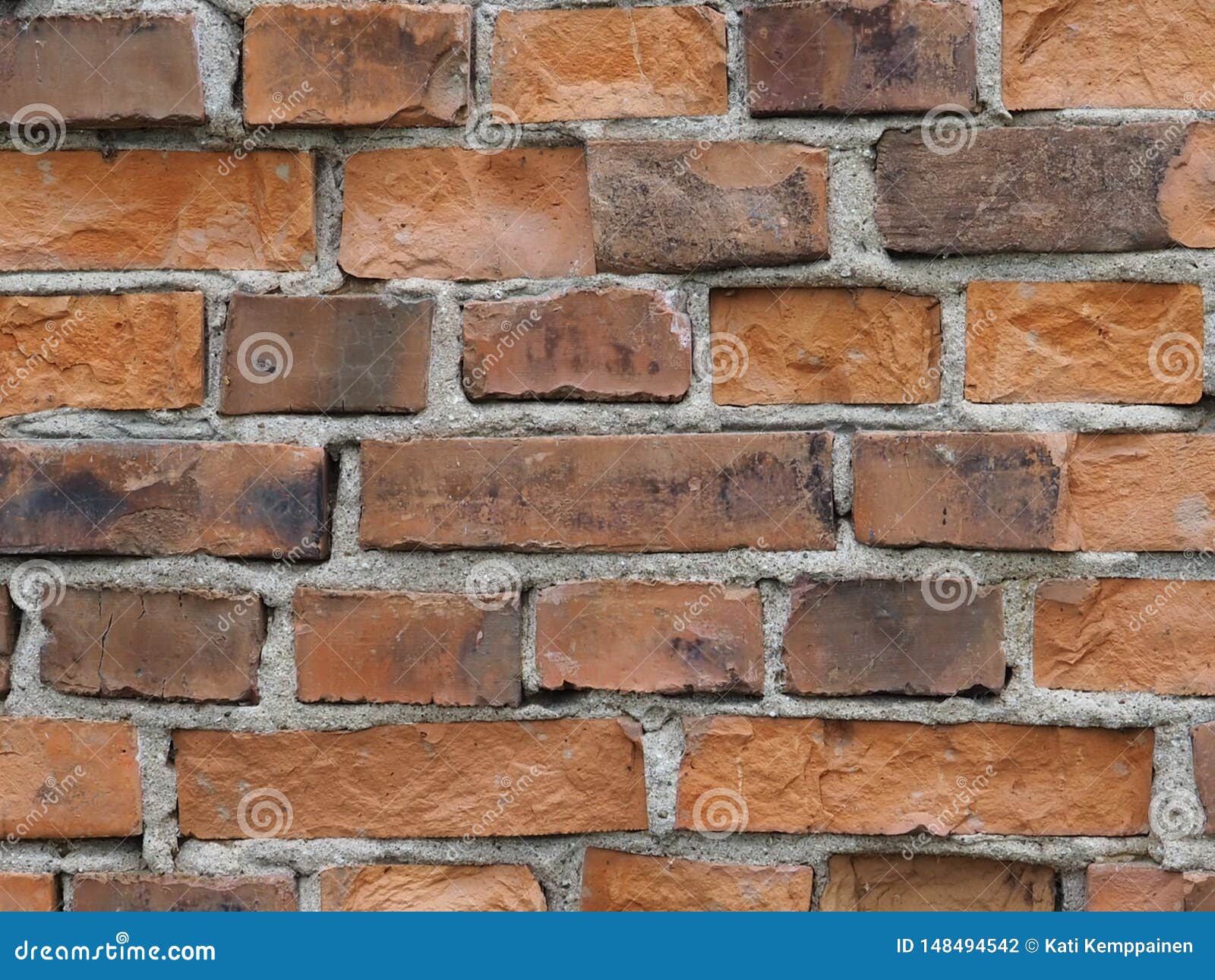 Weathered Brick Wall Background Stock Photo - Image of background ...